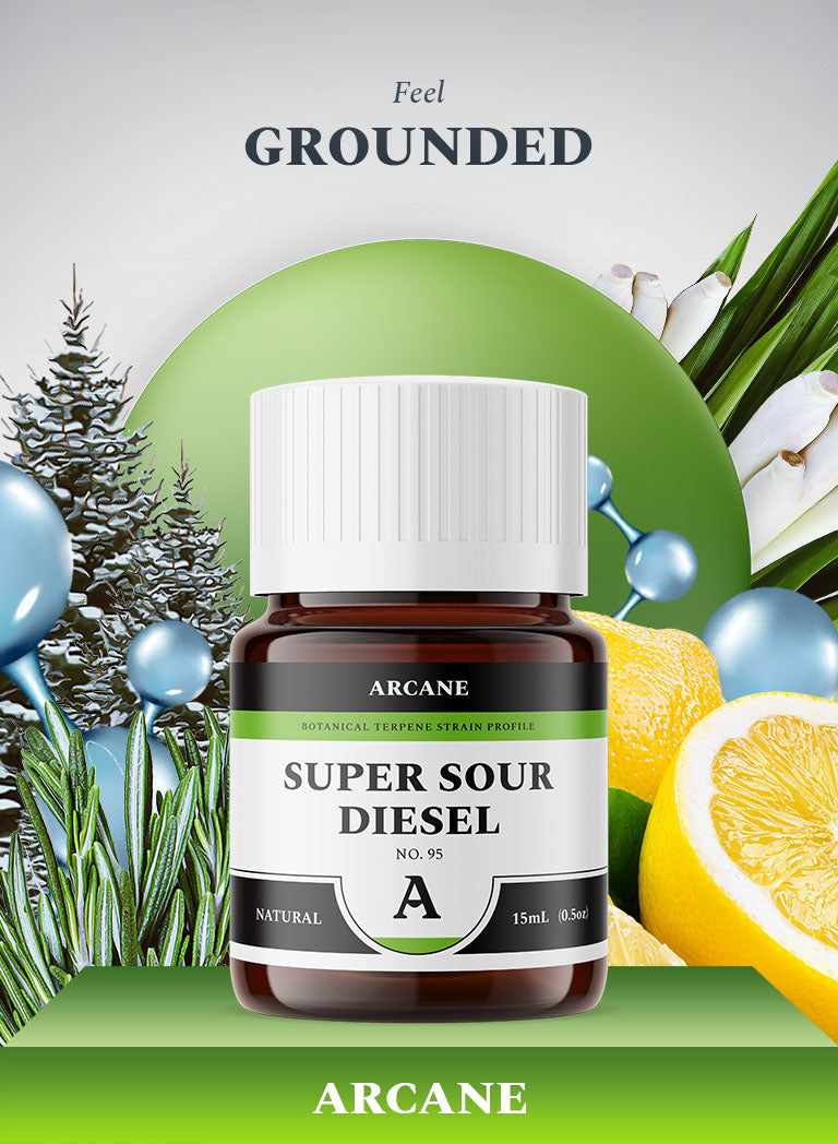 Super Sour Diesel Natural Terpene Strain Profile by Arcane Aromatics